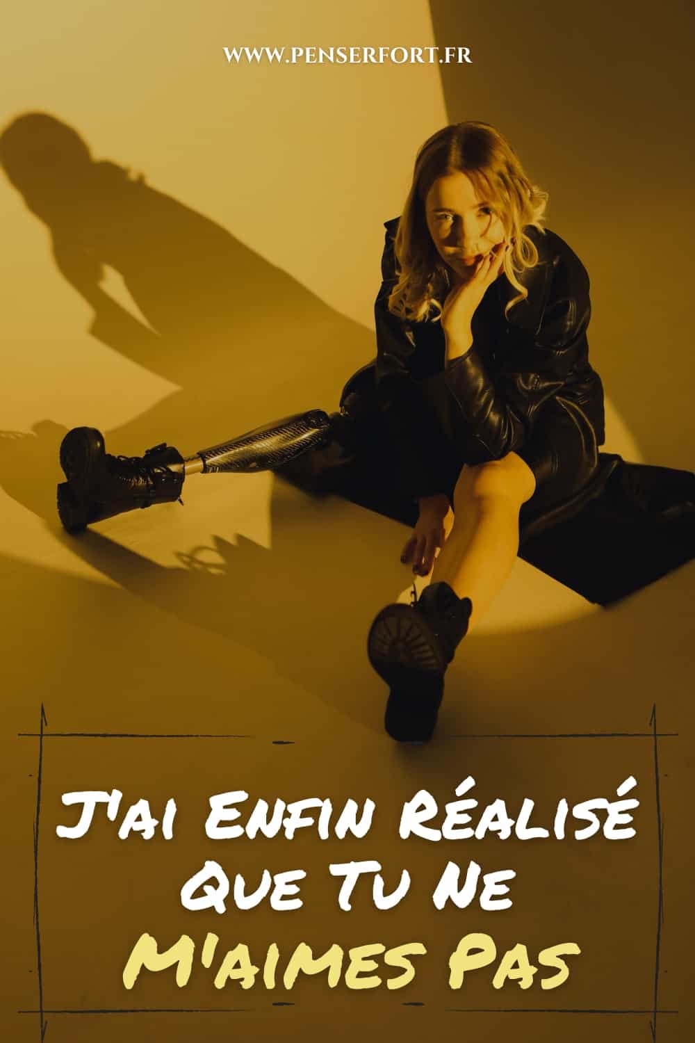 J'ai Enfin Réalisé Que Tu Ne M'aimes Pas...